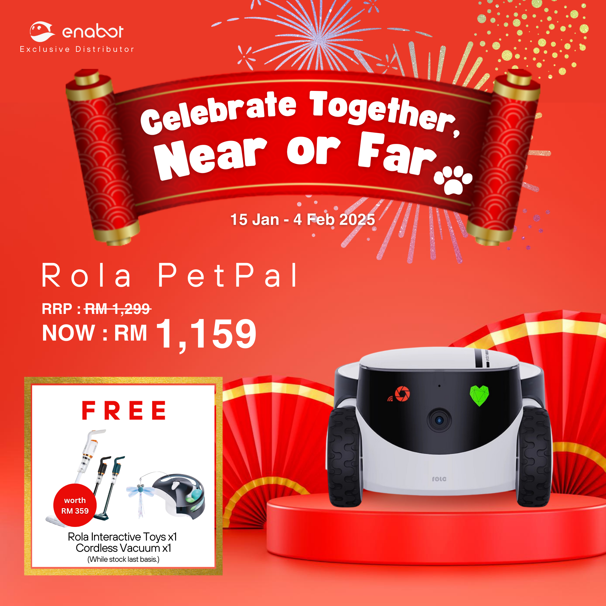Enabot Rola PetPal - Robot for Cats and Dogs – Enabot Malaysia