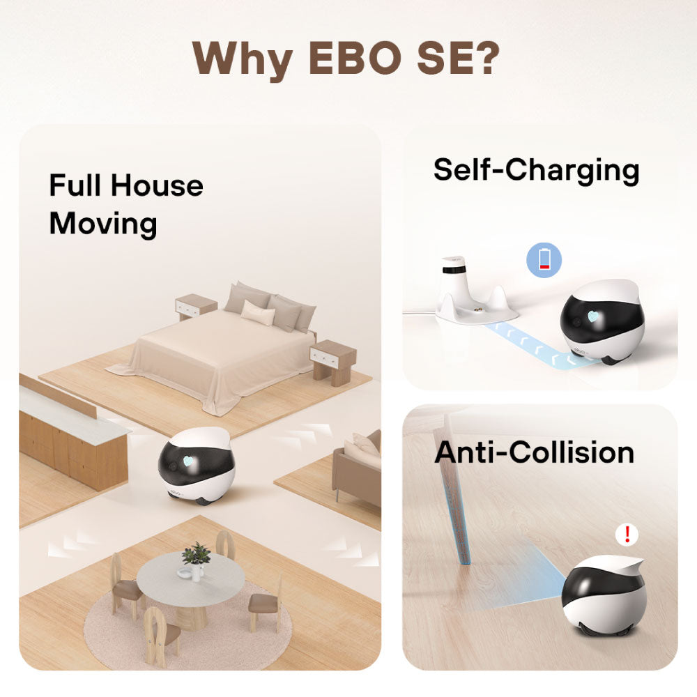 EBO SE Smart Home Moving Robot – Enabot Malaysia