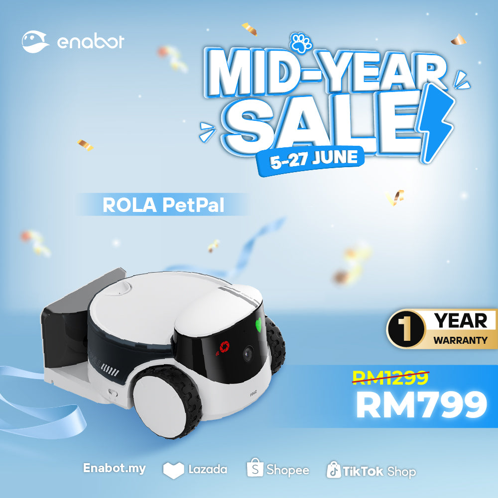 Rola PetPal - Robot for Cats and Dogs – Enabot Malaysia